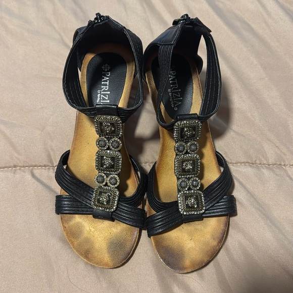 patrizia by spring steps | Shoes | 2 Inch Wedge Sandals Black With ...